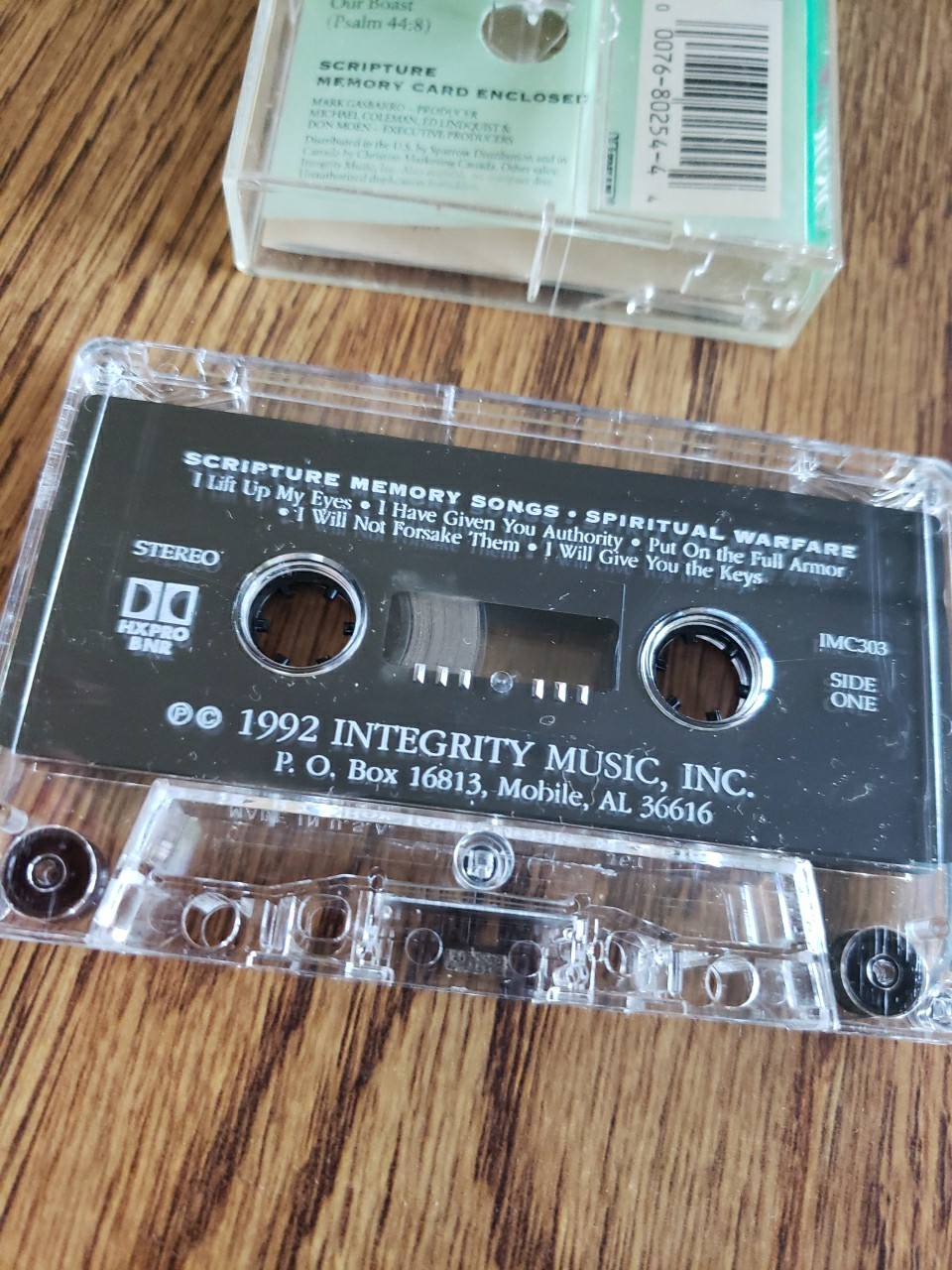 Praise - Scripture Memory Songs Cassette Tape 1992 Contemporary Music ...