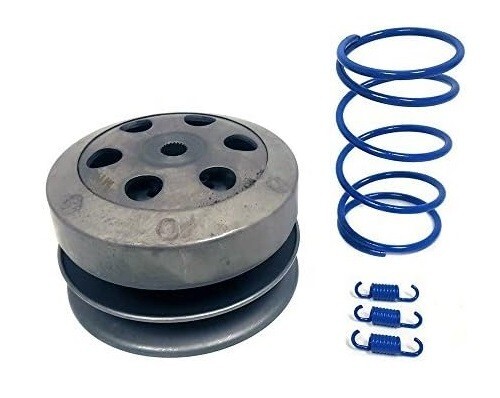 Clutch Kit 50cc 4 Stroke GY6 QMB139 (Clutch, Torque Spring, Clutch Shoe ...