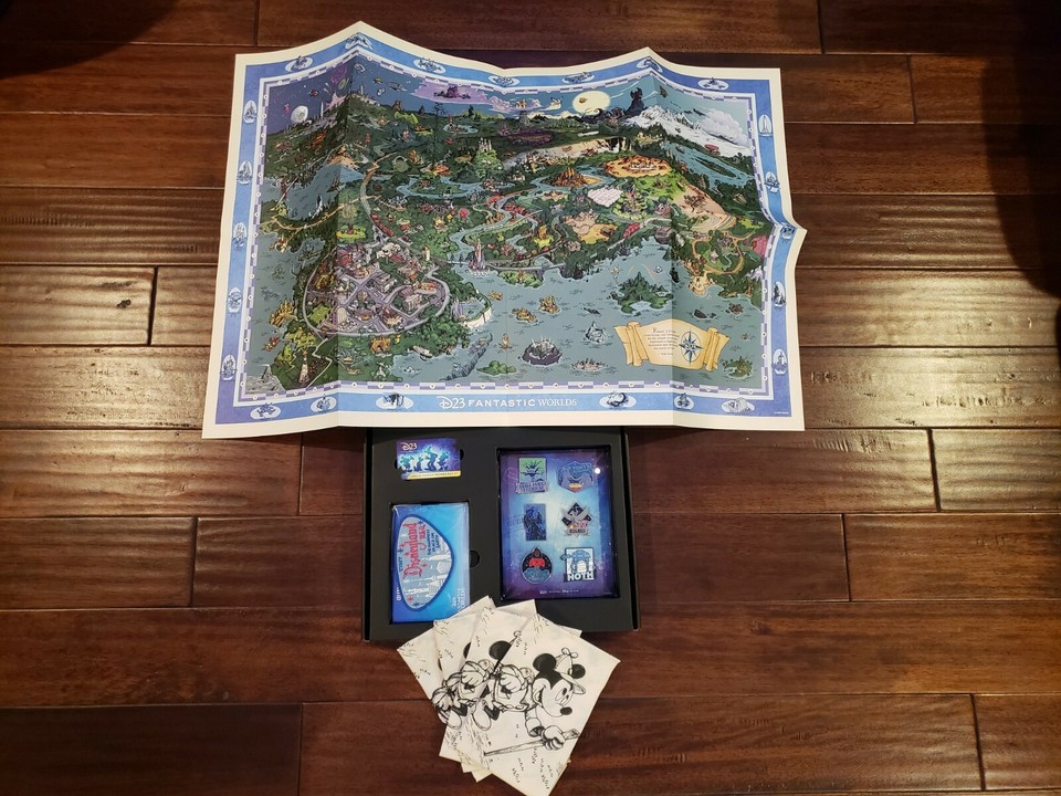 2020 D23 Disney Fantastic World Disneyland 65th Edition - Pins, Badge ...