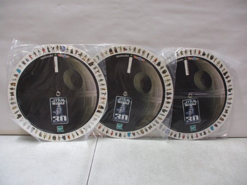 3 2007 Star Wars 30th Anniversary Death Star Picture Disc | eBay