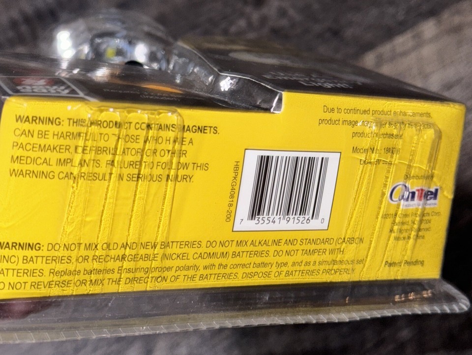 New Handy Brite Ultra-Bright LED 8.35 in. Yellow Cordless Work Light ...