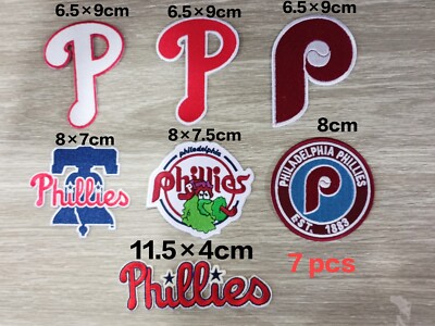 MLB Philadelphia Phillies Logo Patch sport Embroidery , Iron , Sewing ...