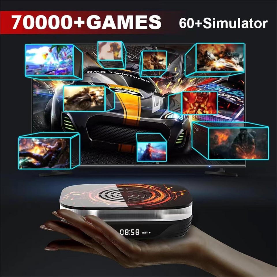 Super Console X4 Plus Retro Game Console 70000+ Games 60+ Emulators | eBay