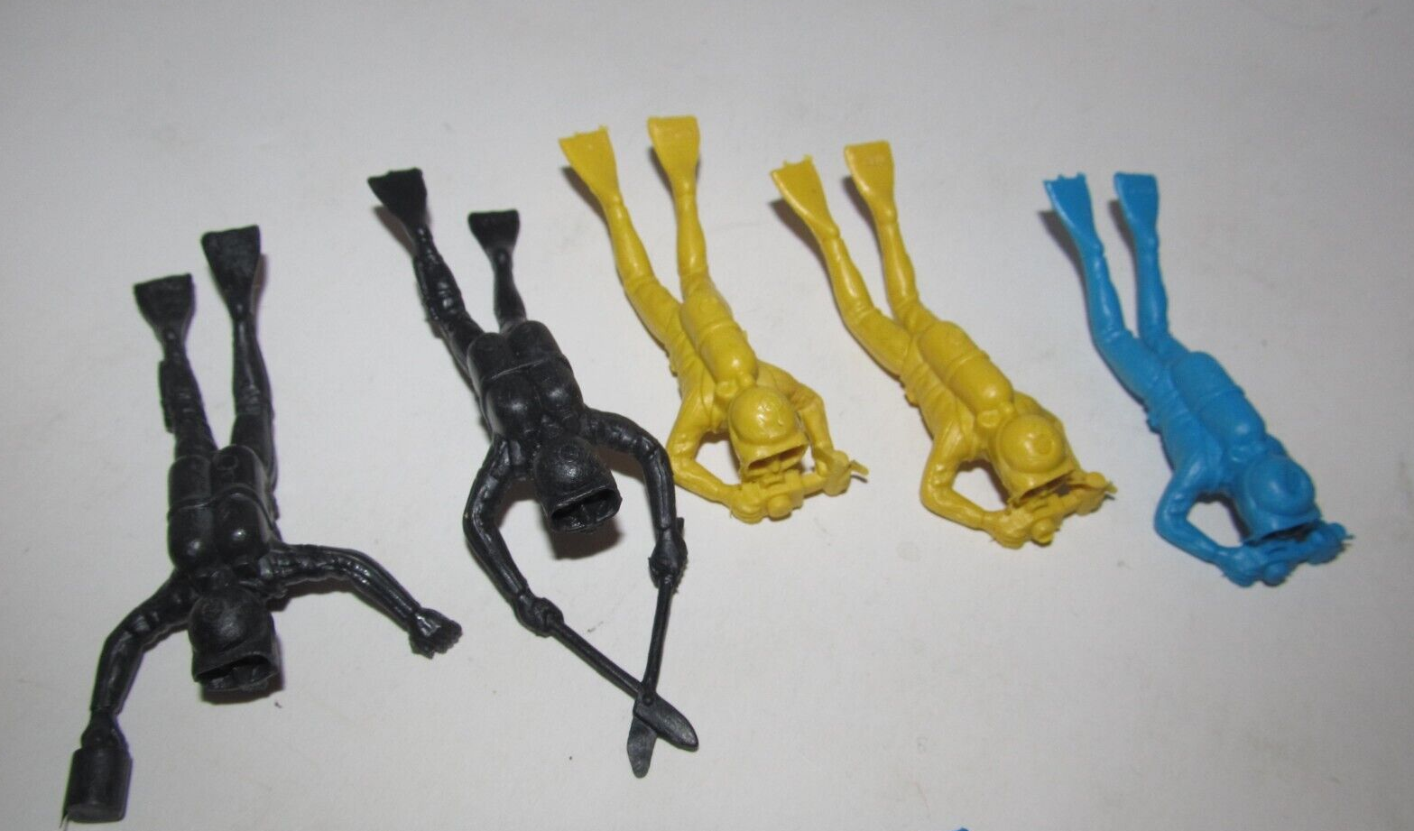 Vintage 60mm Ideal Navy Frogmen Sailor Diver Toy Soldier Figure Lot | eBay