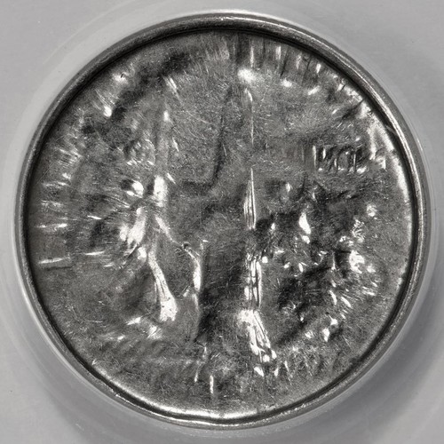 1997 ANACS MS60 Struck Thru Capped Die Dime Mint Error Amazing Eye ...