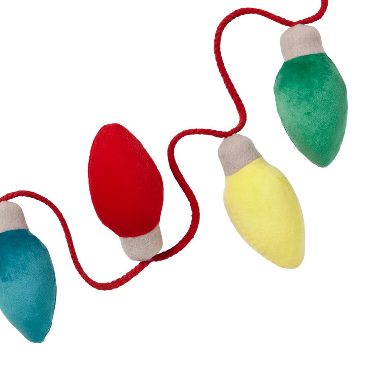 Target Wondershop Christmas 2022 6 Foot Velvet LIGHT BULB GARLAND ...