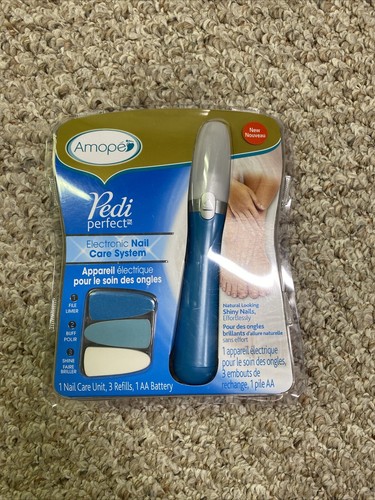 Amope Pedi Perfect Electronic Foot File & Nail Care System Battery ...