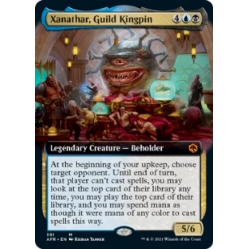 Xanathar, Guild Kingpin (extended Art) MTG Adventures In The Forgotten ...