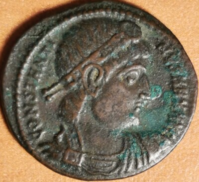 0352 Ancient Roman coin CONSTANTINE I. GLORIA EXERCITVS. SMHB. Sear ...