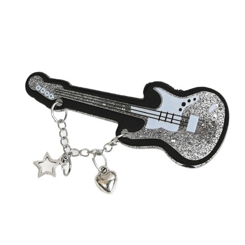 Music Instrument Hair Pin Guitar Hair Clip Gentle Grip Side Barrette ...