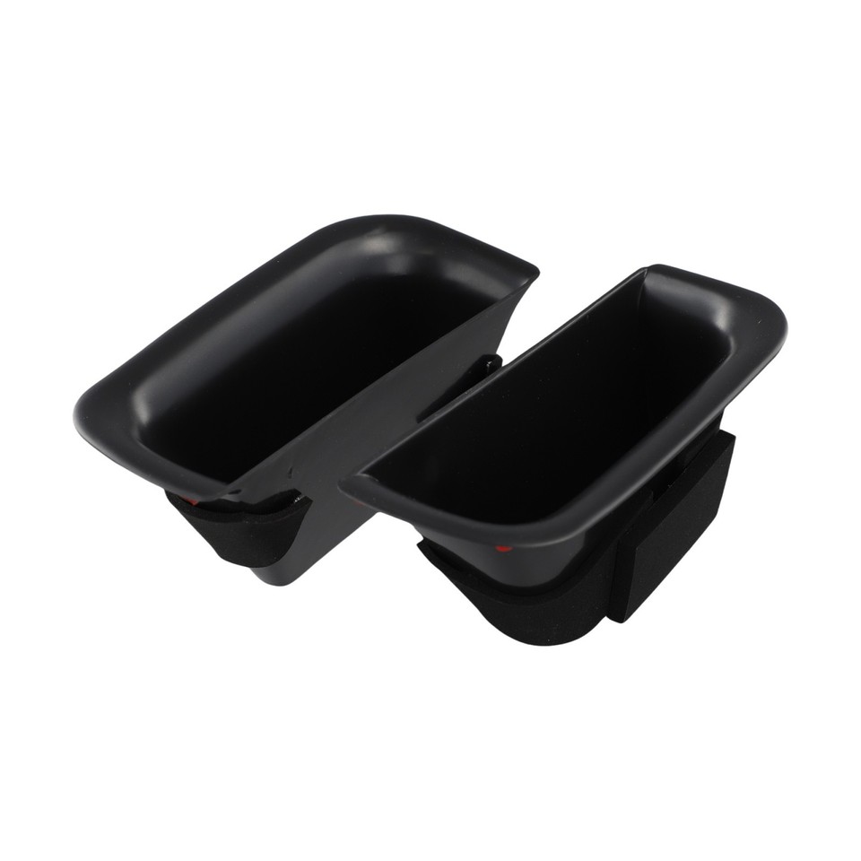 Black ABS Car Door Armrest Storage Box for Toyota Prado For Land ...