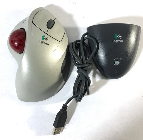 Logitech T-RA18 Cordless TrackMan Wheel T-RA18 Trackball Mouse with ...