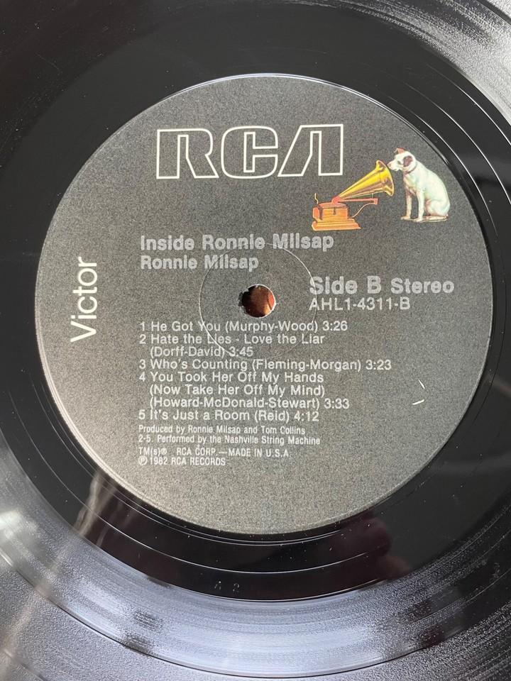 Ronnie Milsap "Inside Ronnie Milsap" LP 1982 RCA AHL1-4311 Vinyl VG | eBay