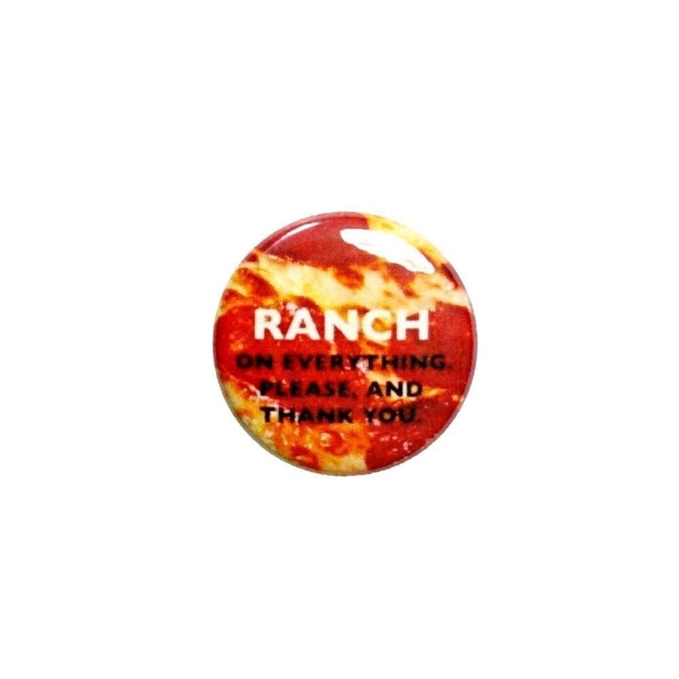 Funny Ranch Dressing Refrigerator Magnet Pizza With Ranch Fridge Magnet ...