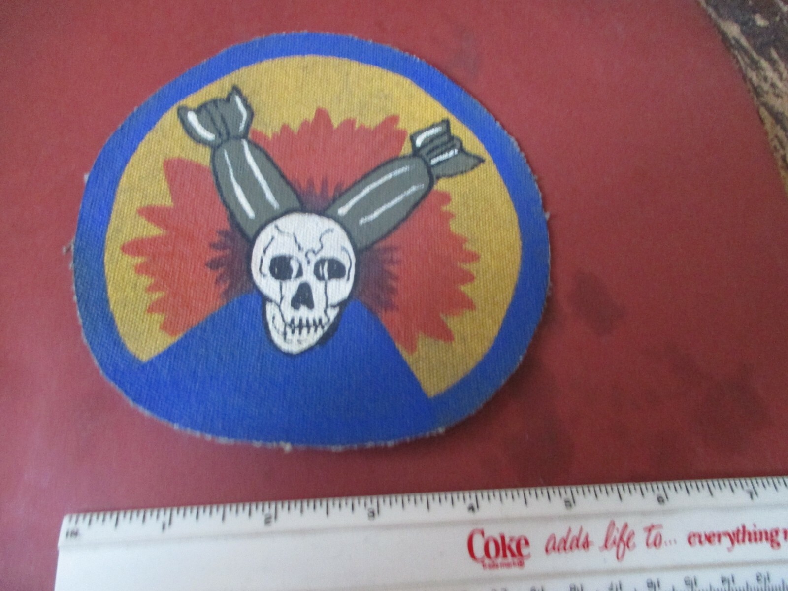 WWII USAAF SKULL BOMB MG 766 TH BOMB SQDN 461ST BG 15 AAF FLIGHT JACKET PATCH | eBay