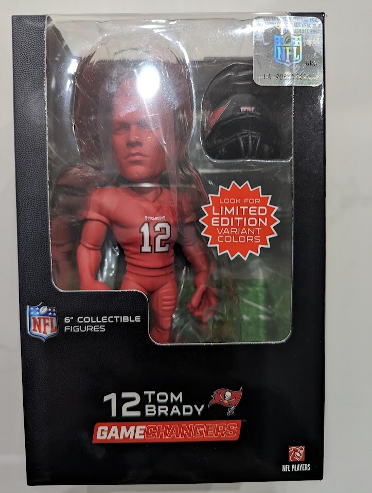 Tom Brady Lot of 2 Tampa Bay Bucs NFL Gamechangers 6" Figure Limited ...