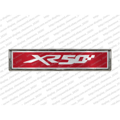 #1368 BADGE FOR FORD XR 50 RED COLOUR SUIT INTERIOR GIFT IDEA | eBay