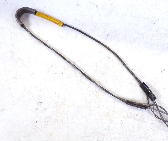 KELLEMS, BUS DROP CABLE SUPPORT GRIP, 073-04-1278, MESH 4-3/4", EYE 6 ...