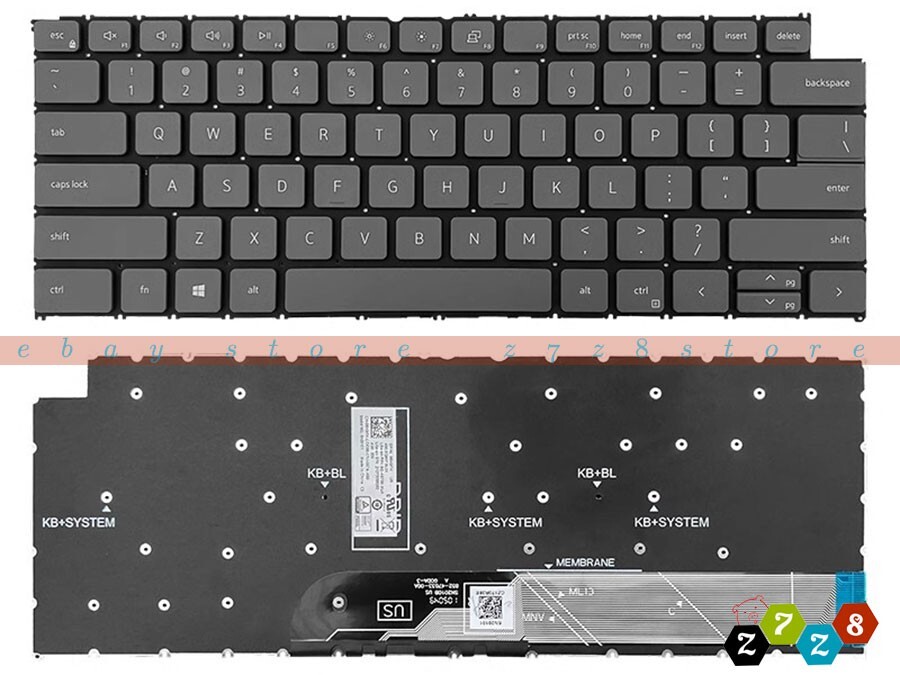 New For Dell Inspiron 14 plus 7420 7430 16 5620 7620 P171G001 Keyboard ...