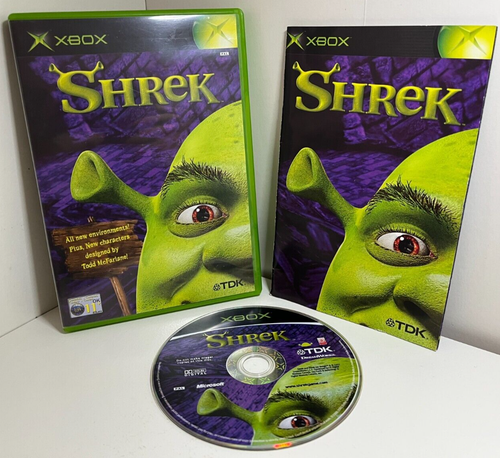 NEAR MINT (XBOX) Shrek - Same Day Dispatched - UK PAL 5450270005765 ...