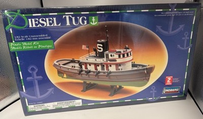 LINDBERG DIESEL TUG PLASTIC MODEL KIT HO MODEL RAILROAD SCALE KIT ...