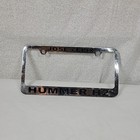 Jose Felix Hummer H2 Metal Chrome Black Letters License Plate Frame | eBay