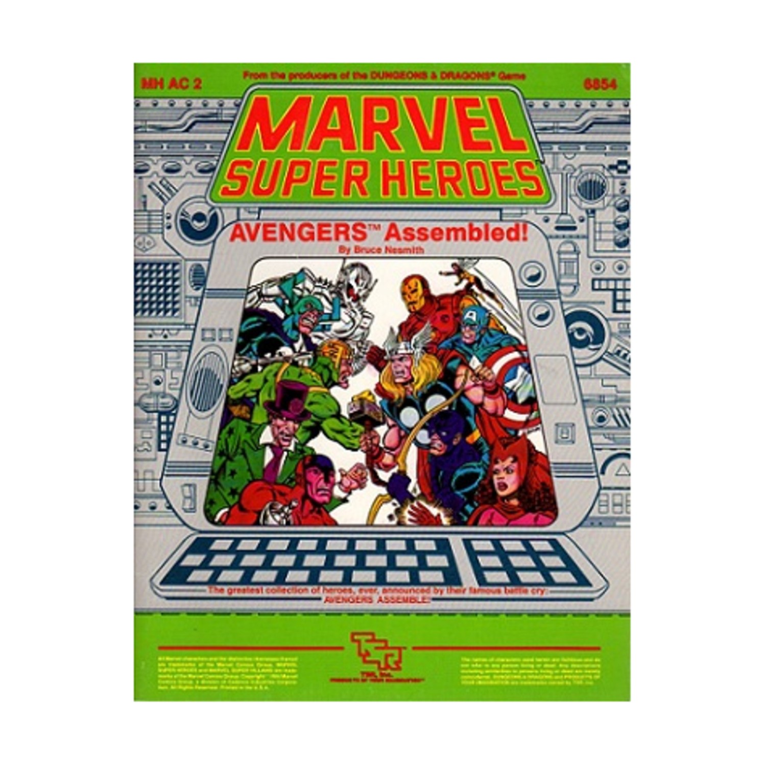 TSR Marvel Super Heroes Avengers Assembled! VG 46363068547| eBay