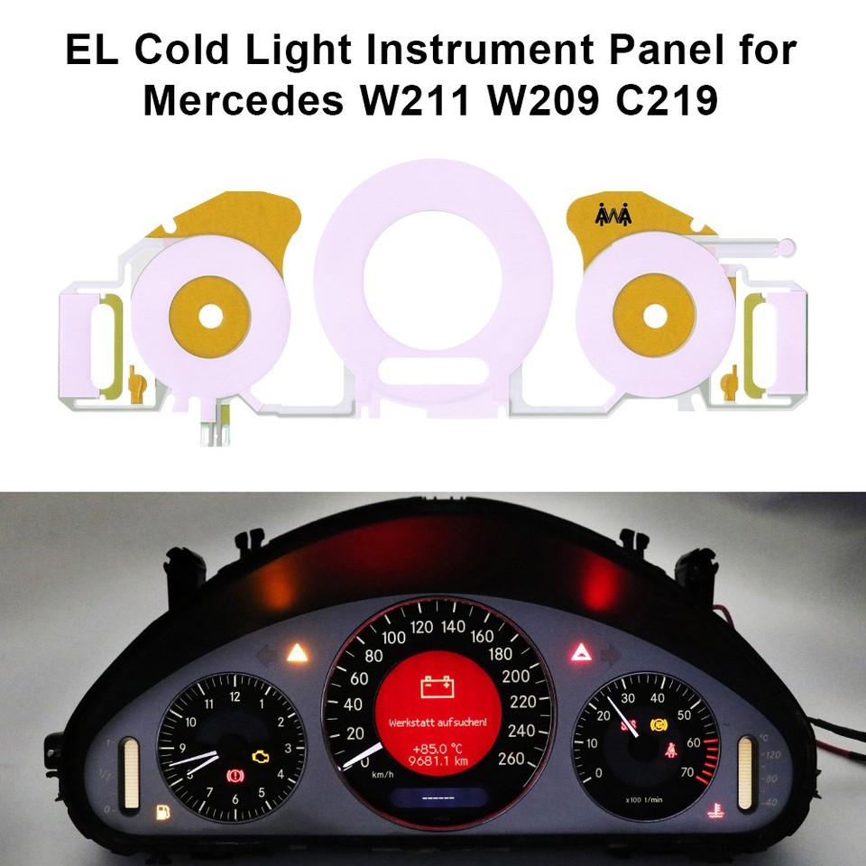 ATOWOTA EL Cold Light Instrument Panel for Mercedes W211 W209 C219 | eBay