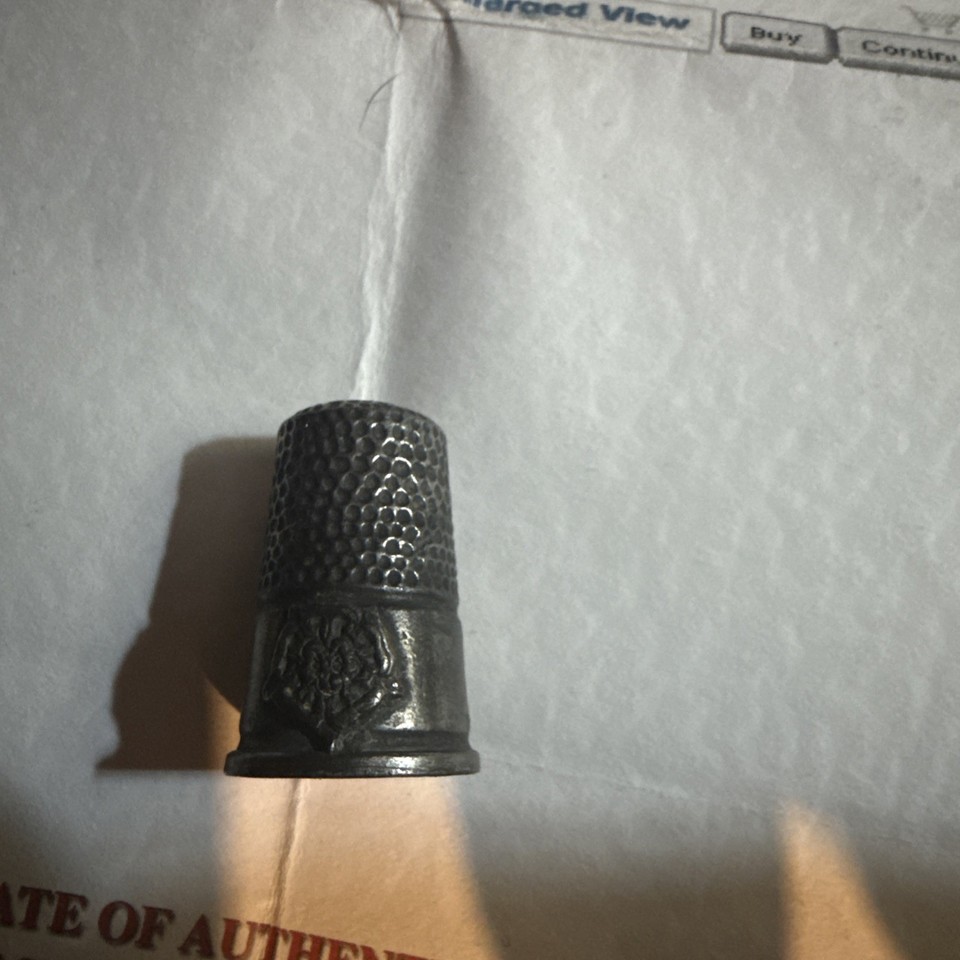Medieval Heraldic Tudor Rose Thimble C.1558-1603 | eBay UK