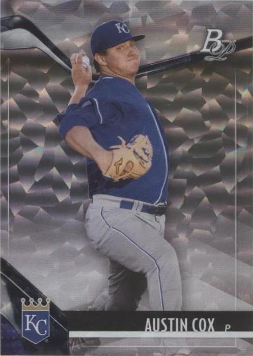 2021 Bowman Platinum - Top Prospects Austin Cox #TOP-14 Ice Foil (RC ...