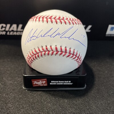 Austin Meadows Detroit Tigers autographed ROMLB Baseball JSA ...