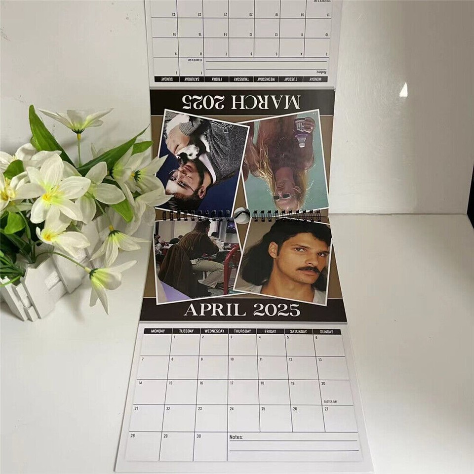 World's Greatest Mullets 2025 Wall Calendar 12 Month Monthly Planner ...