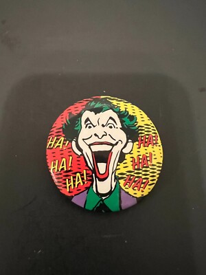 1989 Joker Pin Button - Ha! Ha! Ha! DC Comics !!! | eBay