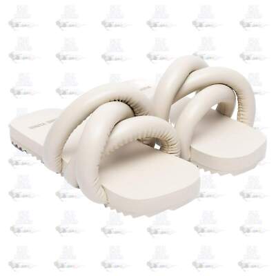 Wmns Yume Yume Tyre Slide Beige White TS0008 Slide Sandal Slippers | eBay