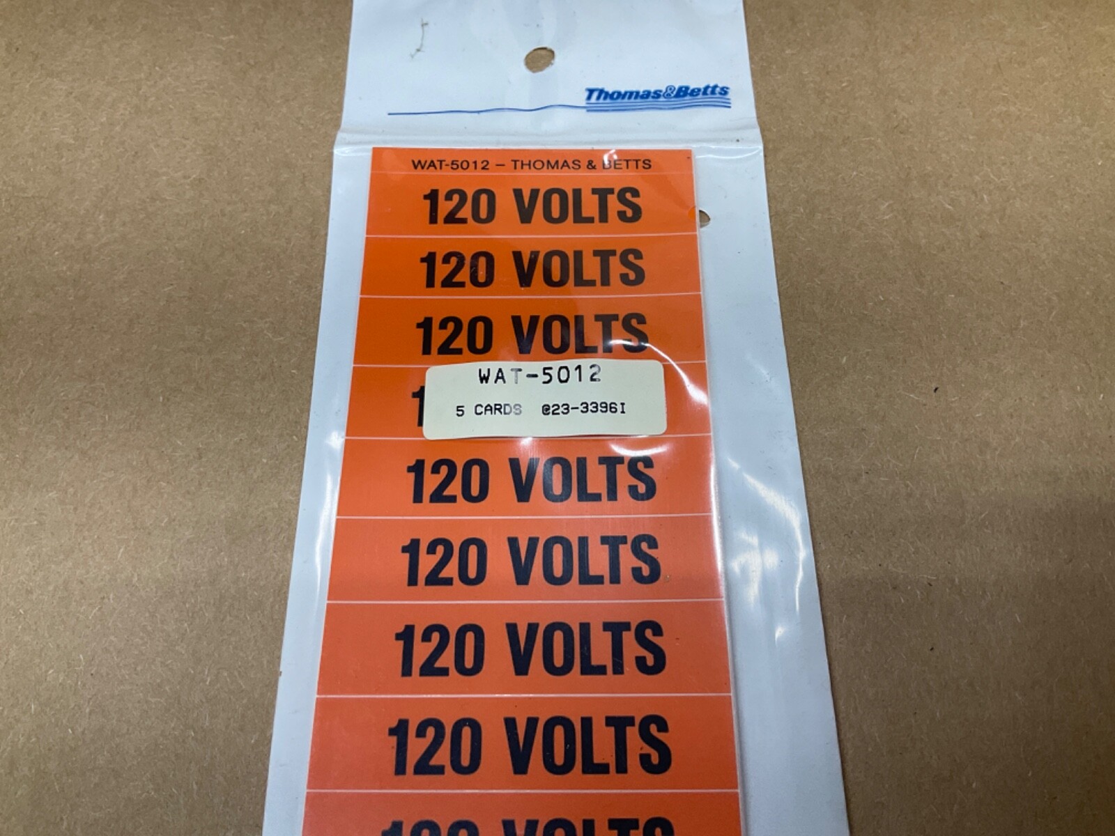 Lot Of 90 T&B Voltage & Conduit Markers 120 Volt 120V Decals Labels ...