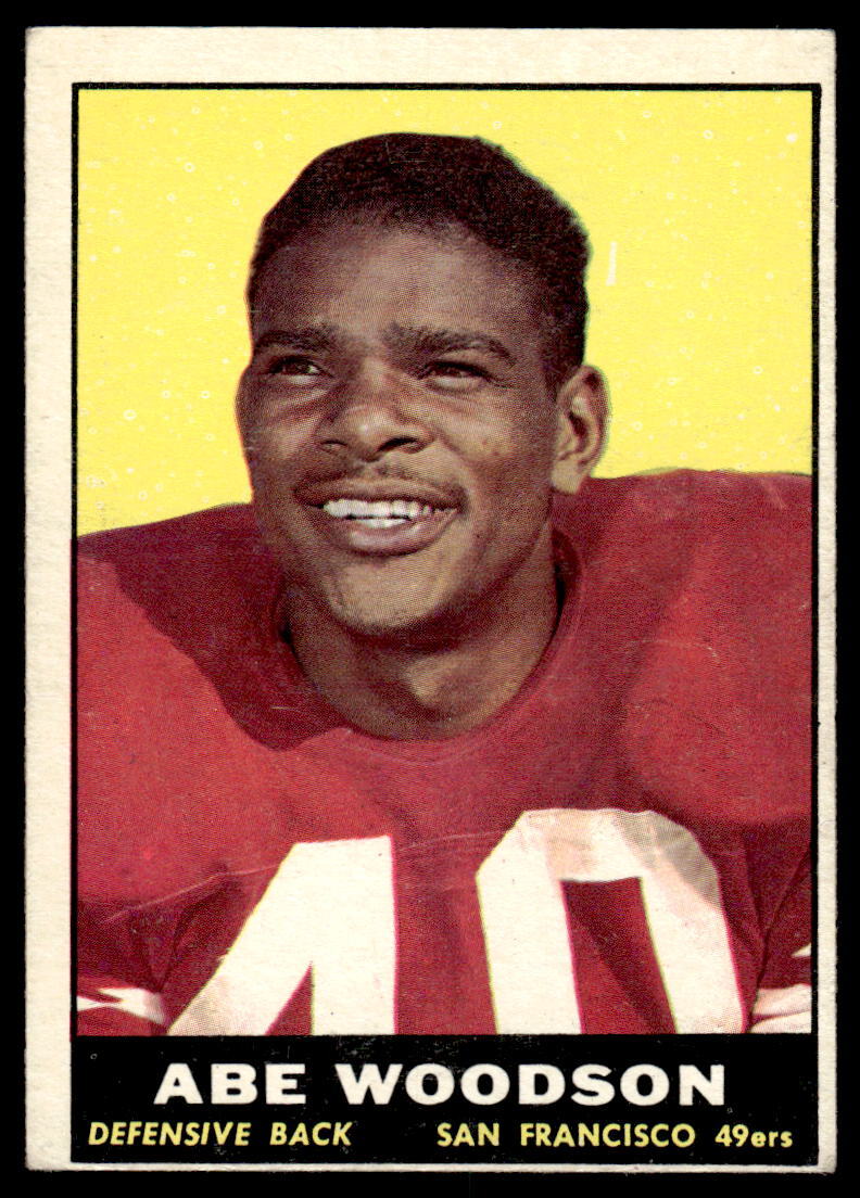 1961 Topps Abe Woodson #65 San Francisco 49ers Football Card | eBay
