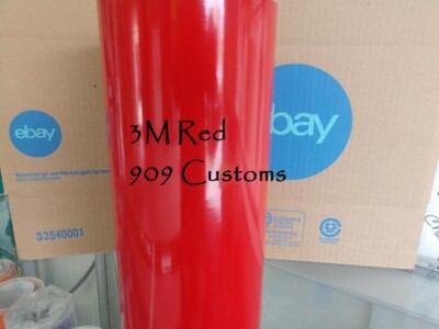 3M Gloss Red Racing Stripes 10" Vinyl Graphic Sticker Decal 10 INCH x ...