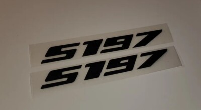 2005-2014 Ford Mustang GT S197 2pc Car Vinyl Sticker Decal 1 x 8 Inches ...