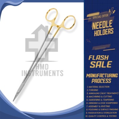 Microvascular Needle Holder – Lightweight, Delicate TC Jaws, German-Made | eBay