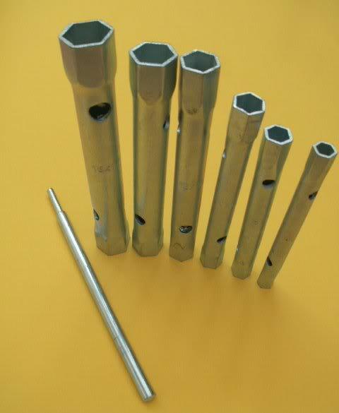 Long Reach Socket Tube Spanners Wrenches Set for Plumbing Tap Nut ...