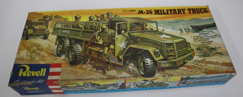 REVELL US ARMY M35 MILITARY TRUCK MODEL KIT BOXED NEW H537:129 1:40 SEE ...