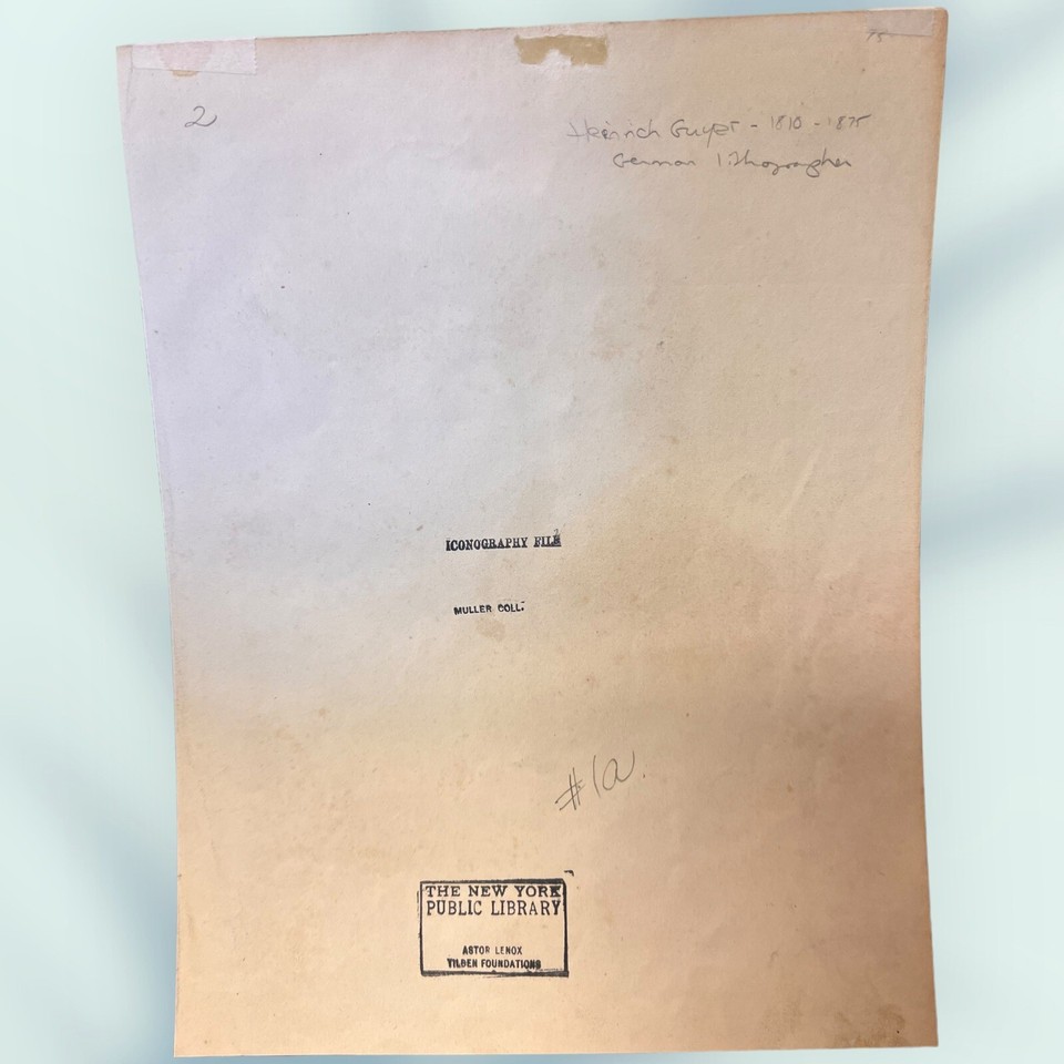 Antique New York Public Library Vincenzo Bellini Opera Composer ...