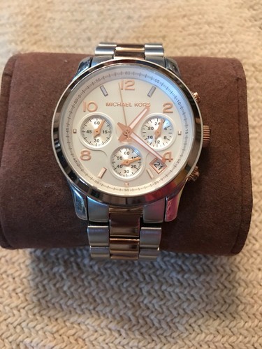 Michael Kors Women’s MK5315 Runway Two Tone Chronograph Watch | eBay