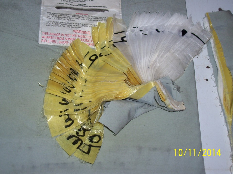 BULLETPROOF BACK PACK INSERTS 2 Trauma Plates Level IIIA 10X12 Body ...