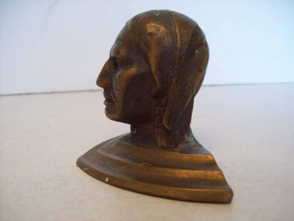 Vtg Jennings Sun Chief Indian Head Slot Machine Topper Bronze/Brass | eBay