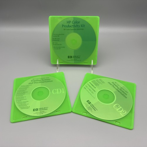 Vintage 1998 HP Color LaserJet 4500/8500 Software CDs Printing System ...