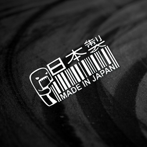 Made In Japan Car Sticker Decal - Funny Bumper or Window Vinyl Die Cut ...