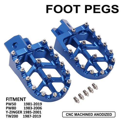 CNC Foot Peg Foot Pedals Rest Motorcycle For PW50 PW80 TW200 Dirt Pit ...