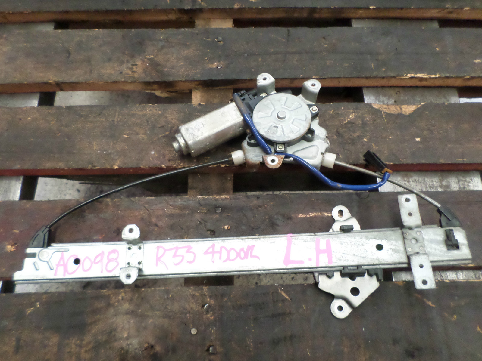NISSAN SKYLINE R33 WINDOW REGULATOR & MOTOR L/H/F SEDAN 4 DOOR 1994 ...