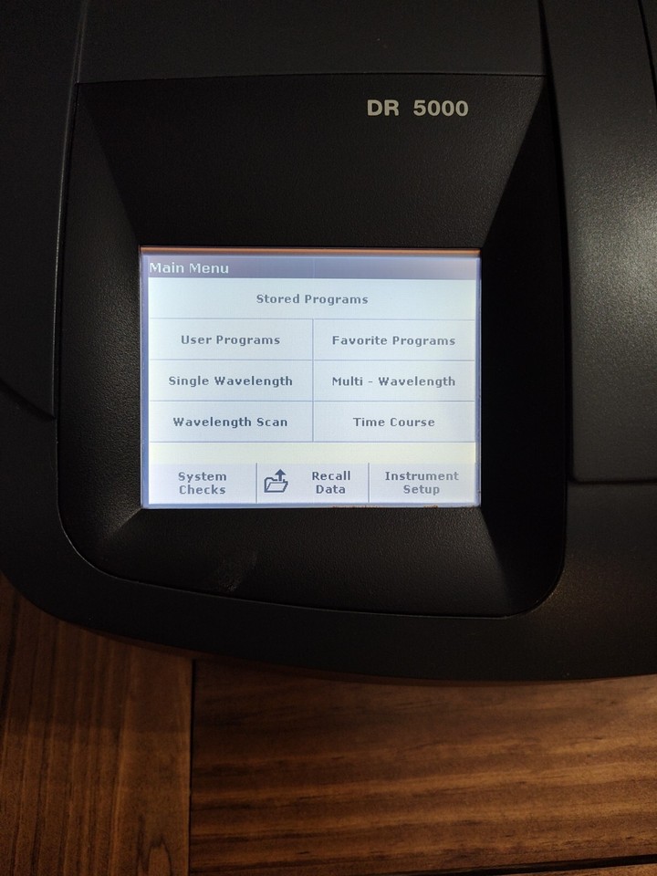 Hach DR 5000 UV-Vis Spectrophotometer | eBay